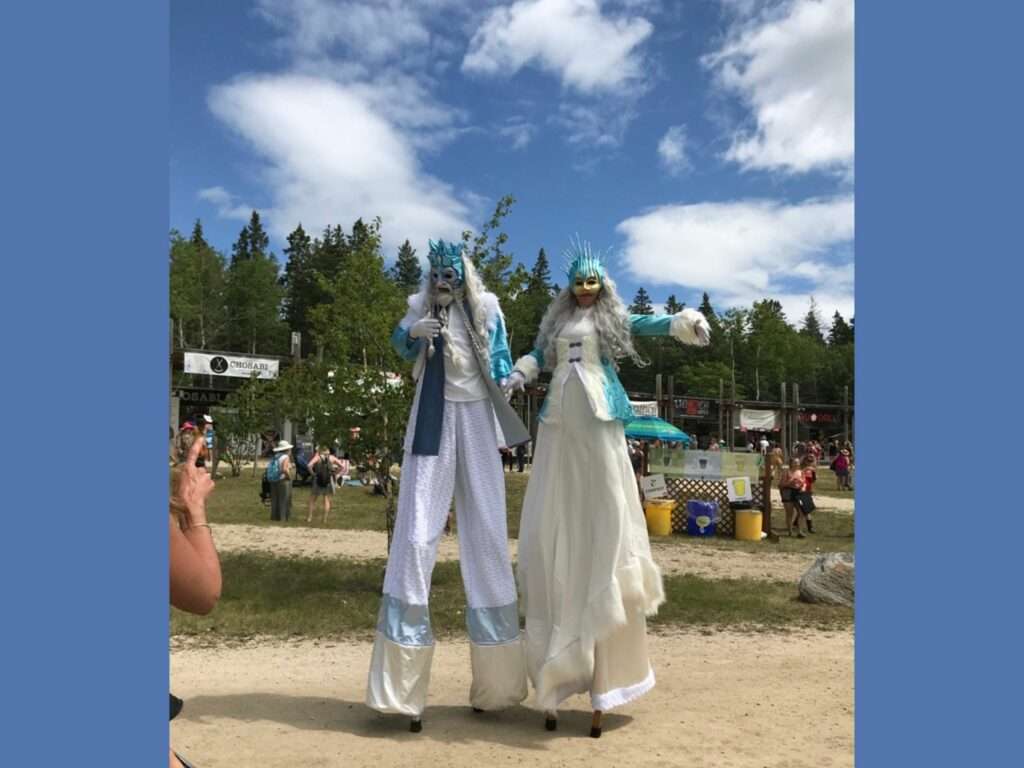 Green Fools Theatre Society - Ice King and Queen Stilt Walkers - Arts ...